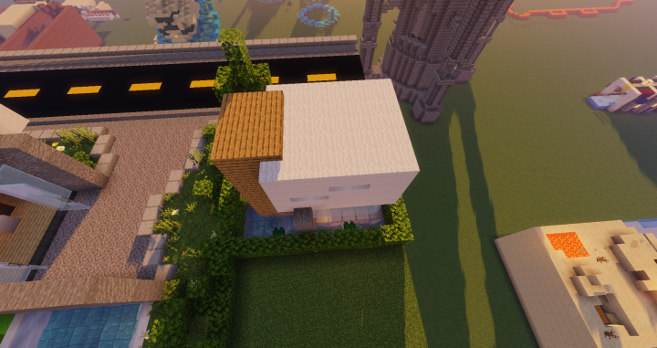 [10x10] Modern House + Tutorial Minecraft Map
