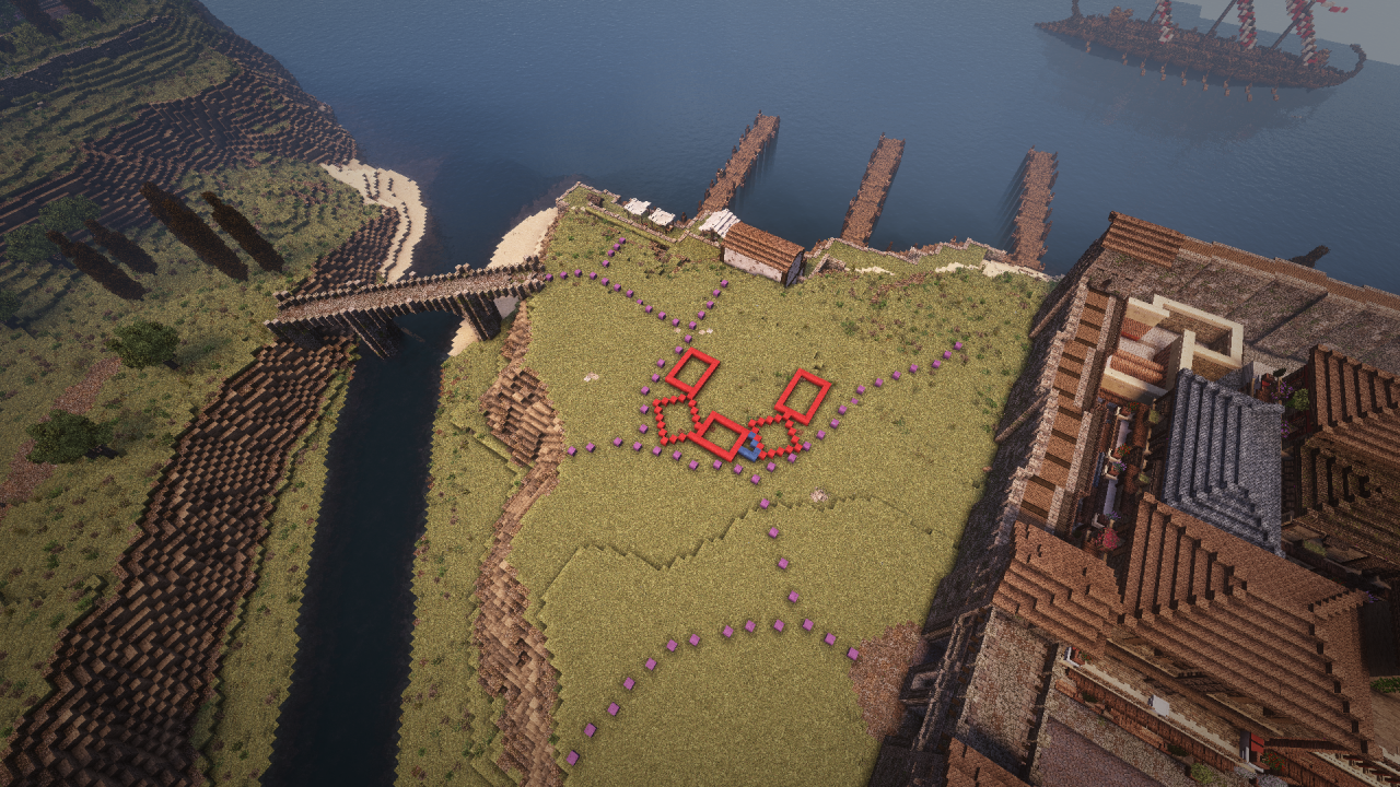 Castra Nicia - Roman City ~ Conquest Reforged Minecraft Map