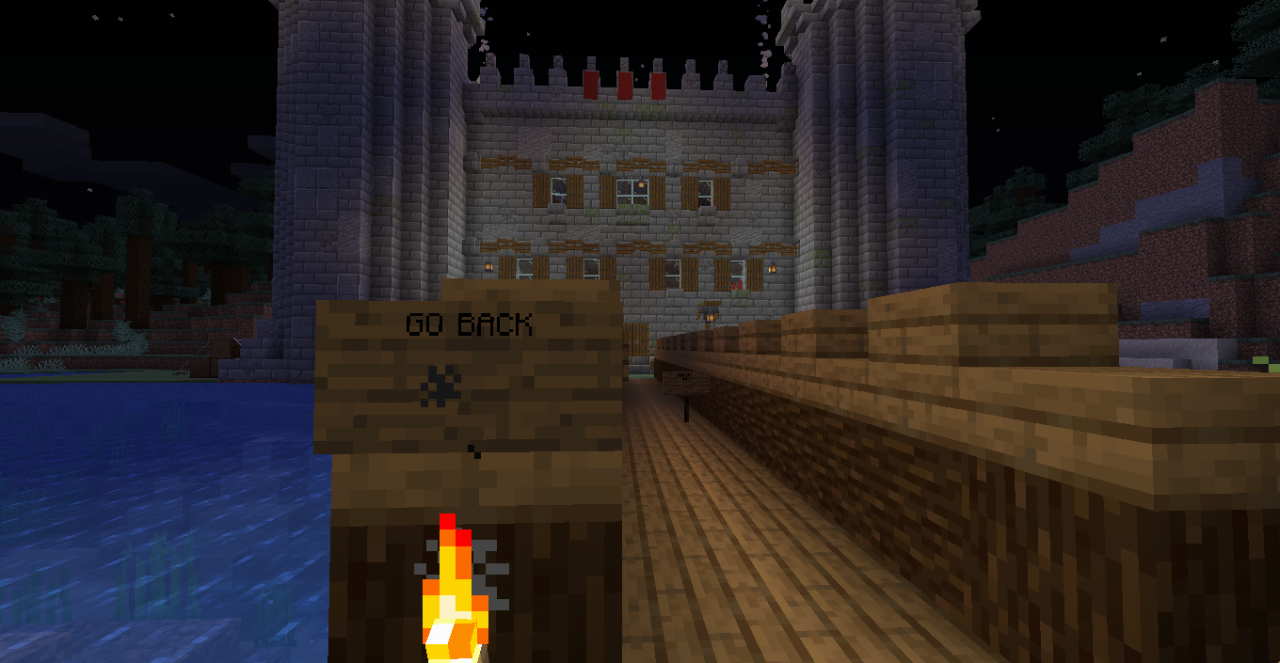 Illager Castle and Villager Castle Minecraft Map