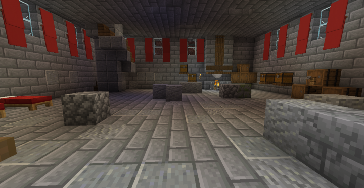 Illager Castle and Villager Castle Minecraft Map