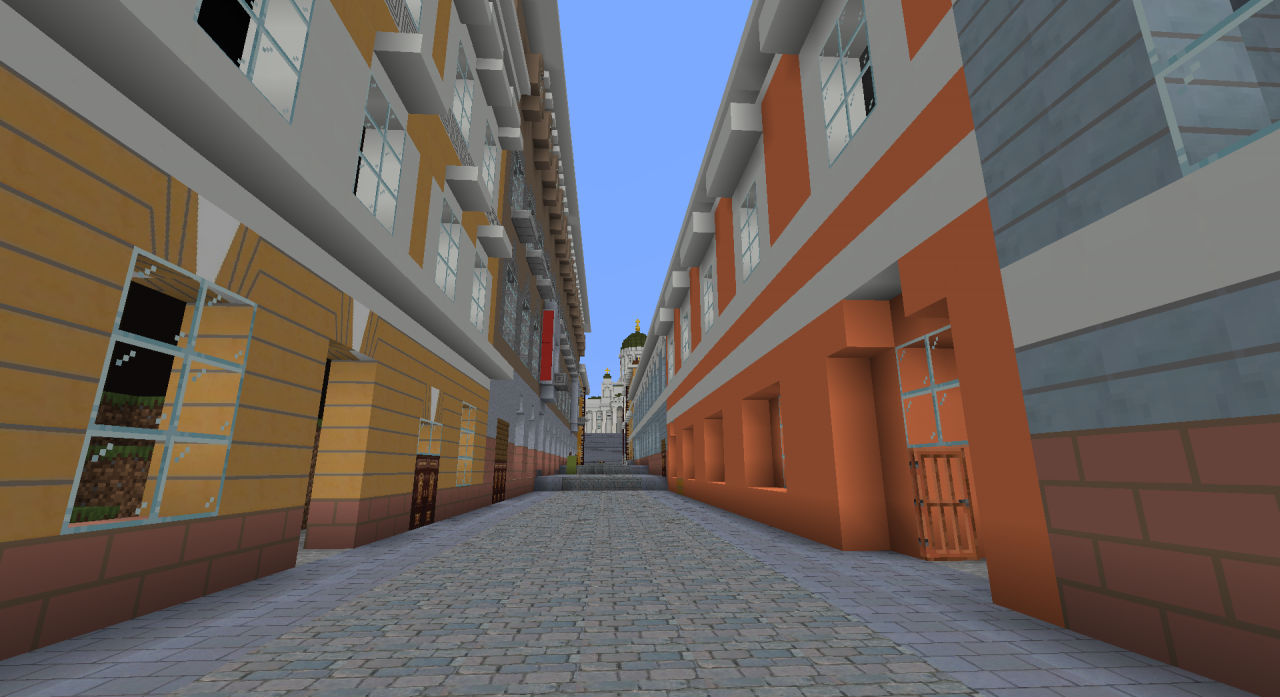 Helsinki City Center (1:1 scale) Minecraft Map