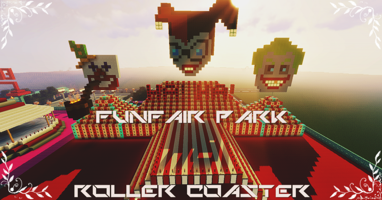 SO WE BUILT AN AMUSEMENT PARK IN MINECRAFT ? Minecraft Map