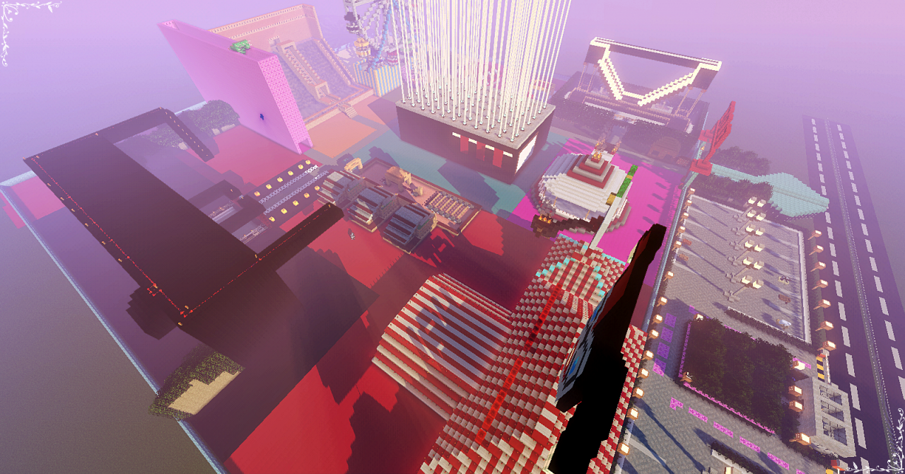 SO WE BUILT AN AMUSEMENT PARK IN MINECRAFT ? Minecraft Map