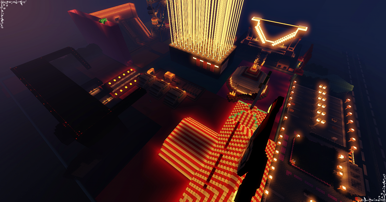 SO WE BUILT AN AMUSEMENT PARK IN MINECRAFT ? Minecraft Map