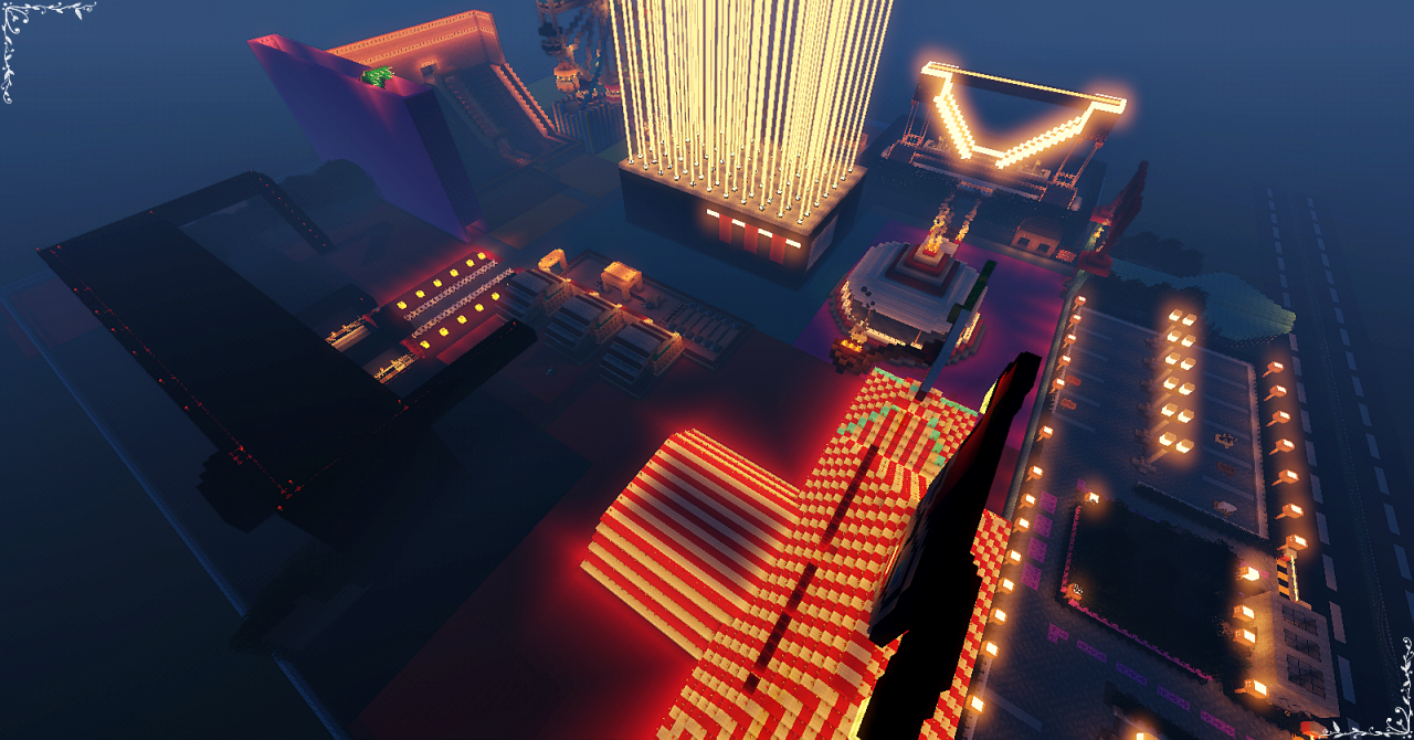 SO WE BUILT AN AMUSEMENT PARK IN MINECRAFT ? Minecraft Map