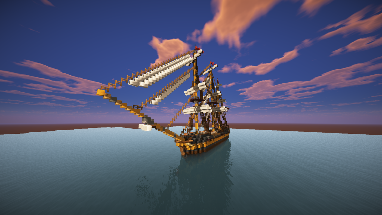 HMS Surprise Frigate Minecraft Map