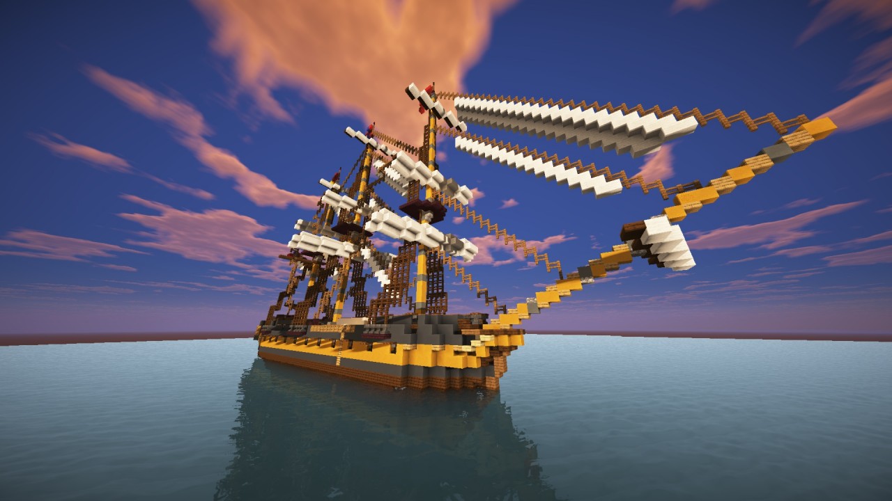 HMS Surprise Frigate Minecraft Map