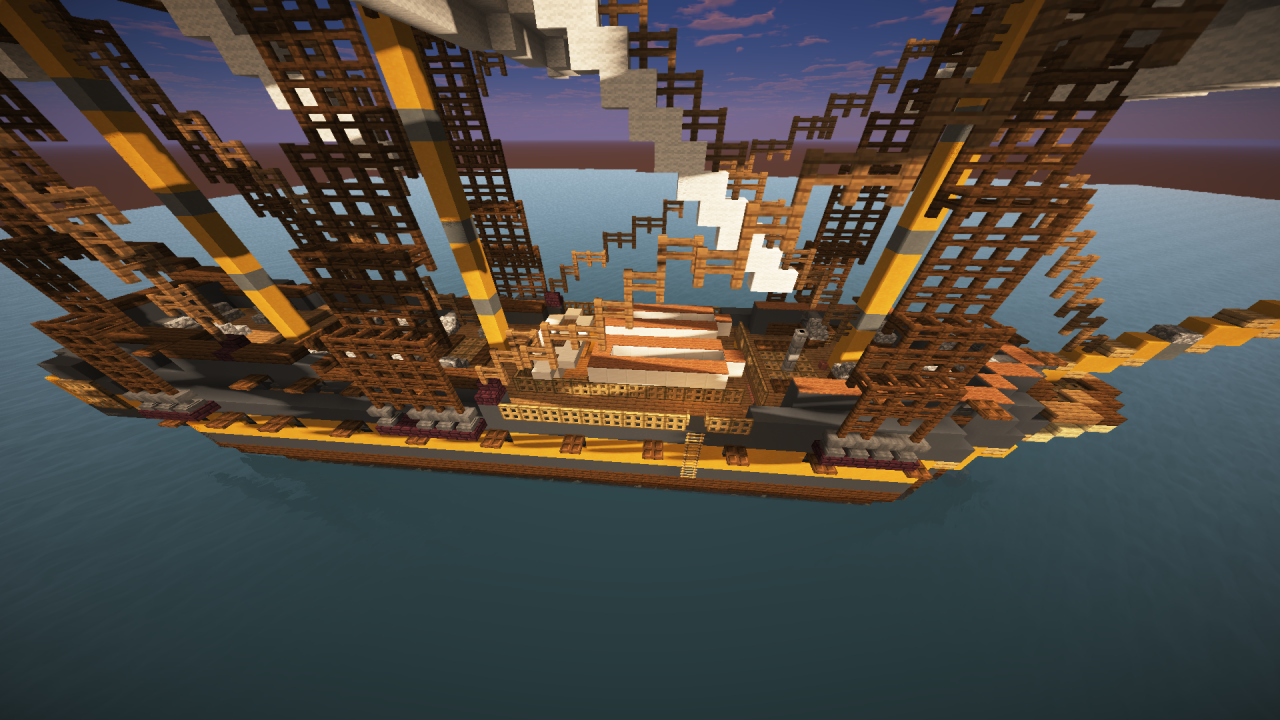 HMS Surprise Frigate Minecraft Map