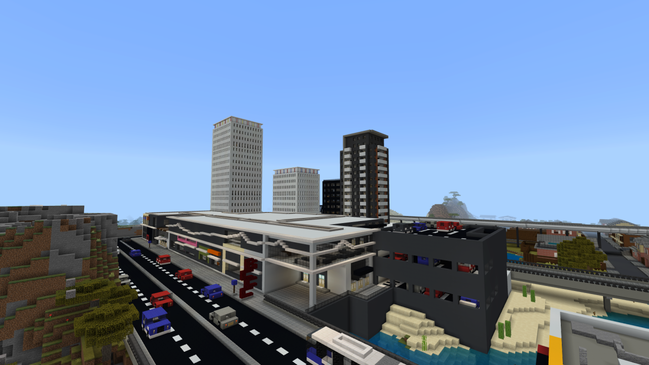 Cornerbrooke, suburb of Herchepshire (fictional city) Minecraft Map