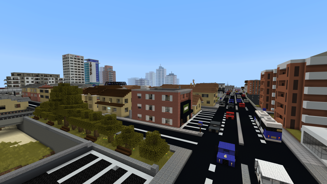 Cornerbrooke, suburb of Herchepshire (fictional city) Minecraft Map
