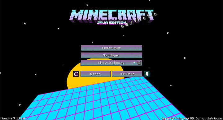 Vaporwave / Synthwave Pack Minecraft Texture Pack