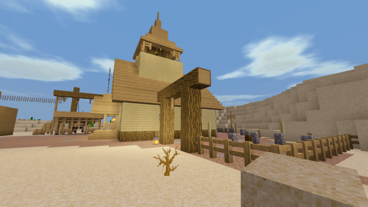 Wild West Town Minecraft Map