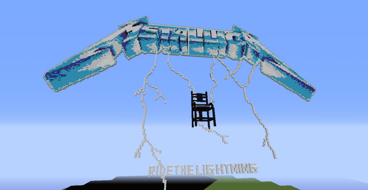 Metallica Ride The Lightning Album Cover Minecraft Map