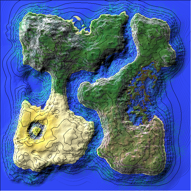 MultiBiomes Island Minecraft Map