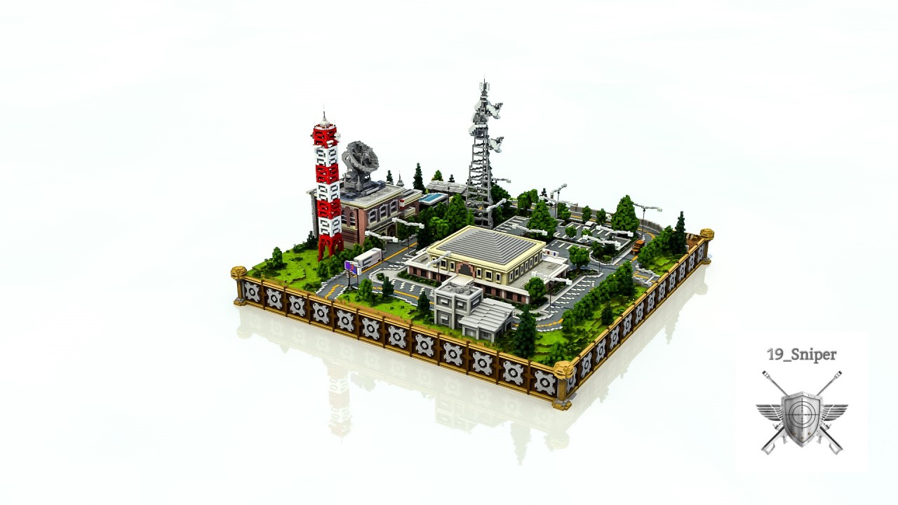 La R.A.D.E du crime (centre de police) Minecraft Map