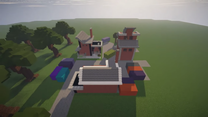 Dusty Depot & Factories In Minecraft!! Minecraft Map