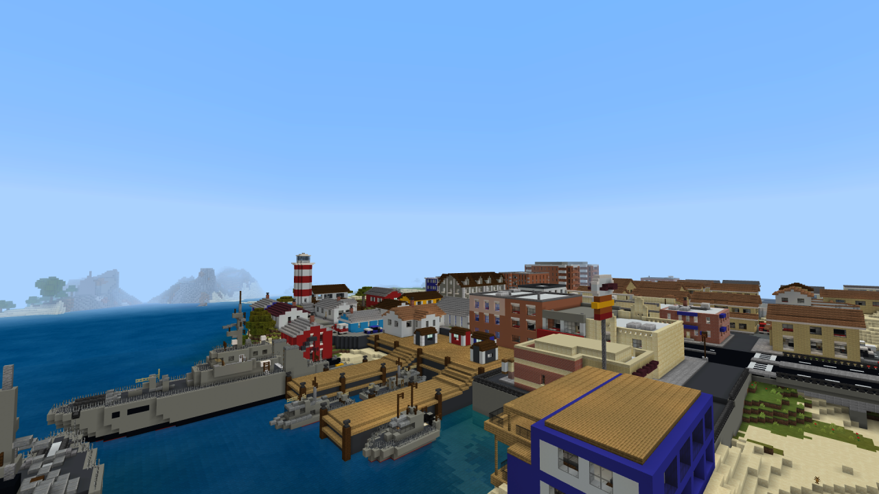 Change in the Cornerbrooke harbourfront. (Herchepshire) Minecraft Map