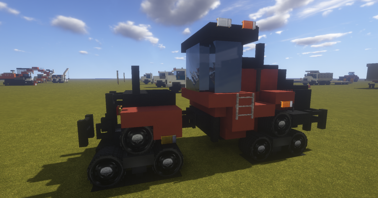 1.5:1 Scale Case 620 Quadtrac Farm tractor Minecraft Map