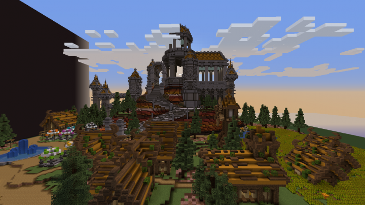 Castle Village Spawn Minecraft Map