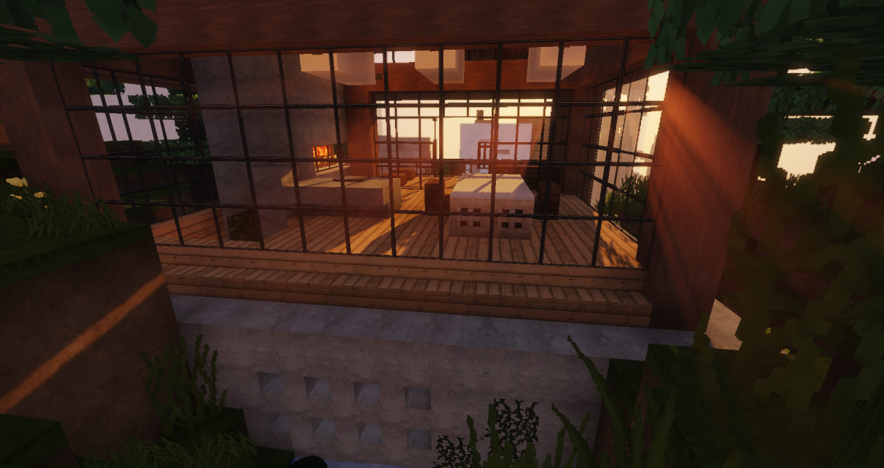 Modern Swiss Chalet Minecraft Map