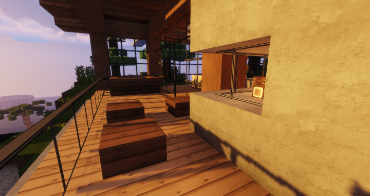 Modern Swiss Chalet Minecraft Map