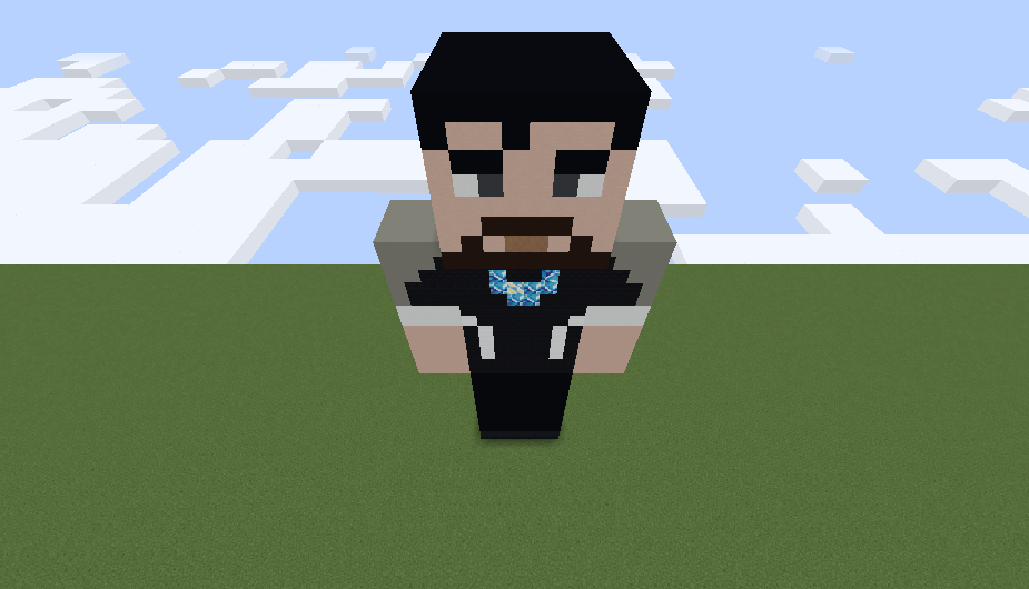 Tony Stark - Iron Man Statue with Animation Minecraft Map