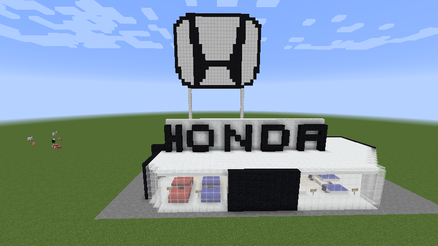 HONDA dealership Minecraft Map
