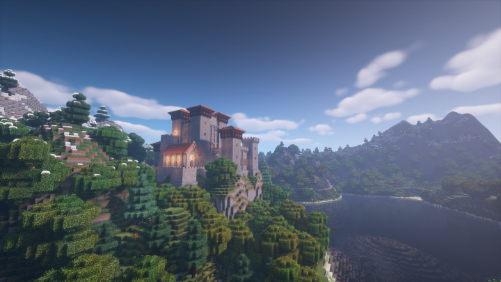 Medieval Spanish Castle Minecraft Map