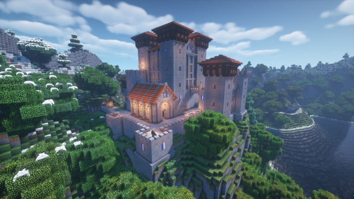 Medieval Spanish Castle Minecraft Map