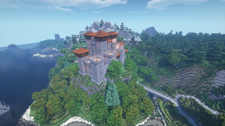 Medieval Spanish Castle Minecraft Map