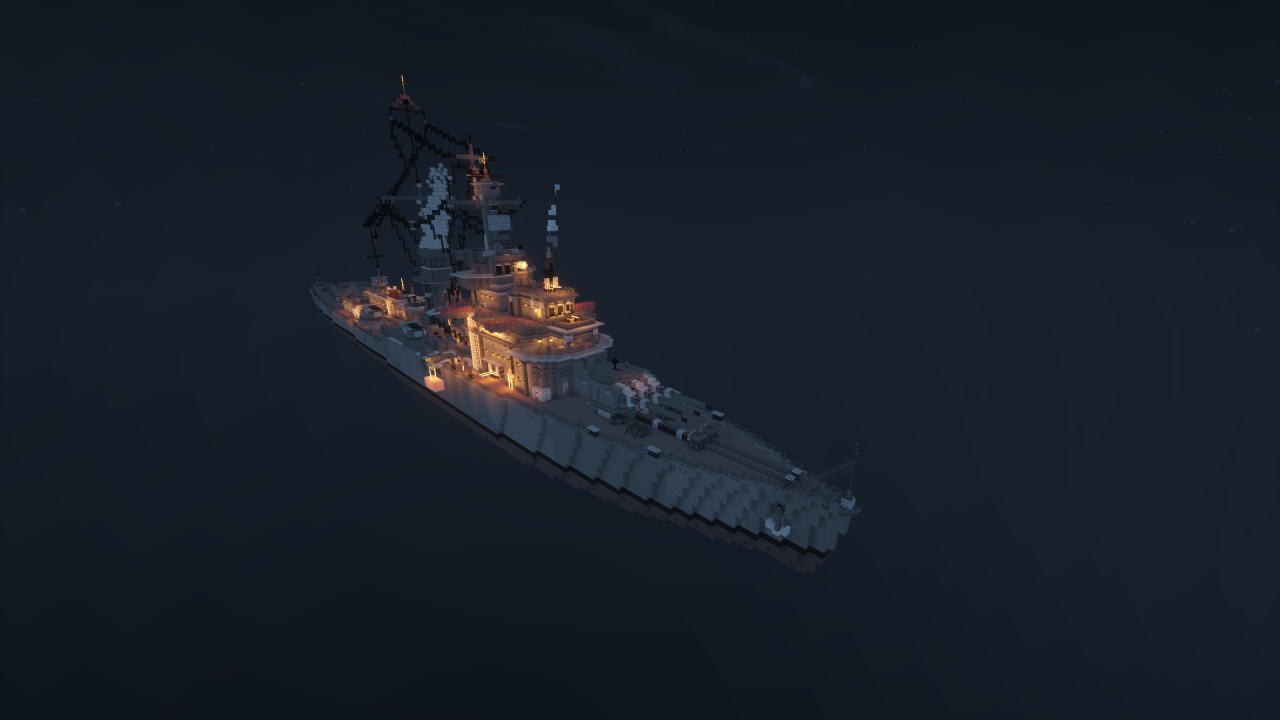 Light Cruiser Nürnberg Minecraft Map