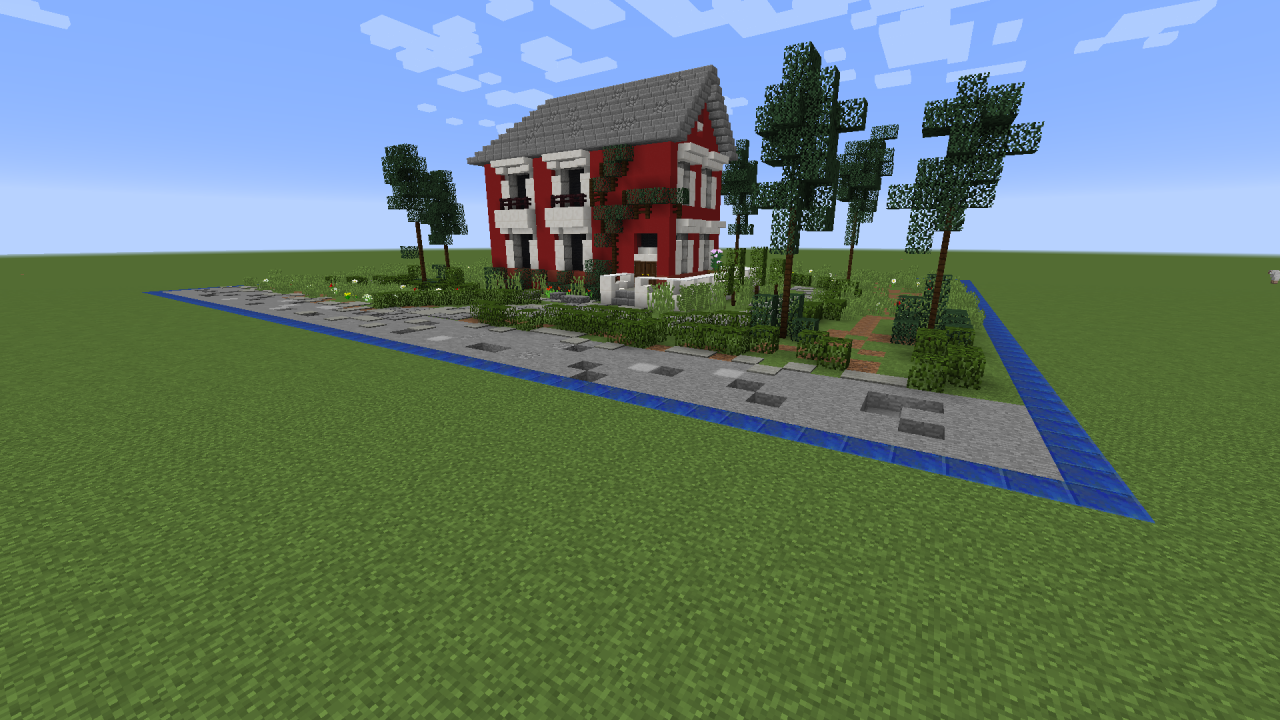 Suburban, Scandinavian styled house! Minecraft Map