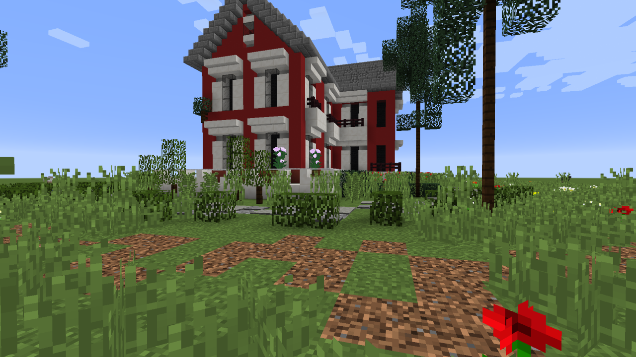 Suburban, Scandinavian styled house! Minecraft Map