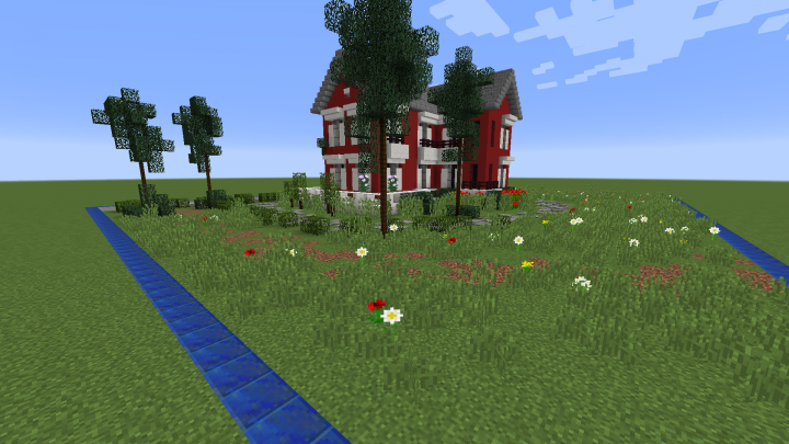 Suburban, Scandinavian styled house! Minecraft Map
