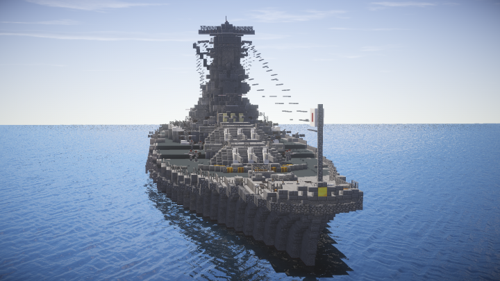 IJN Musashi (1:1 scale) Minecraft Map