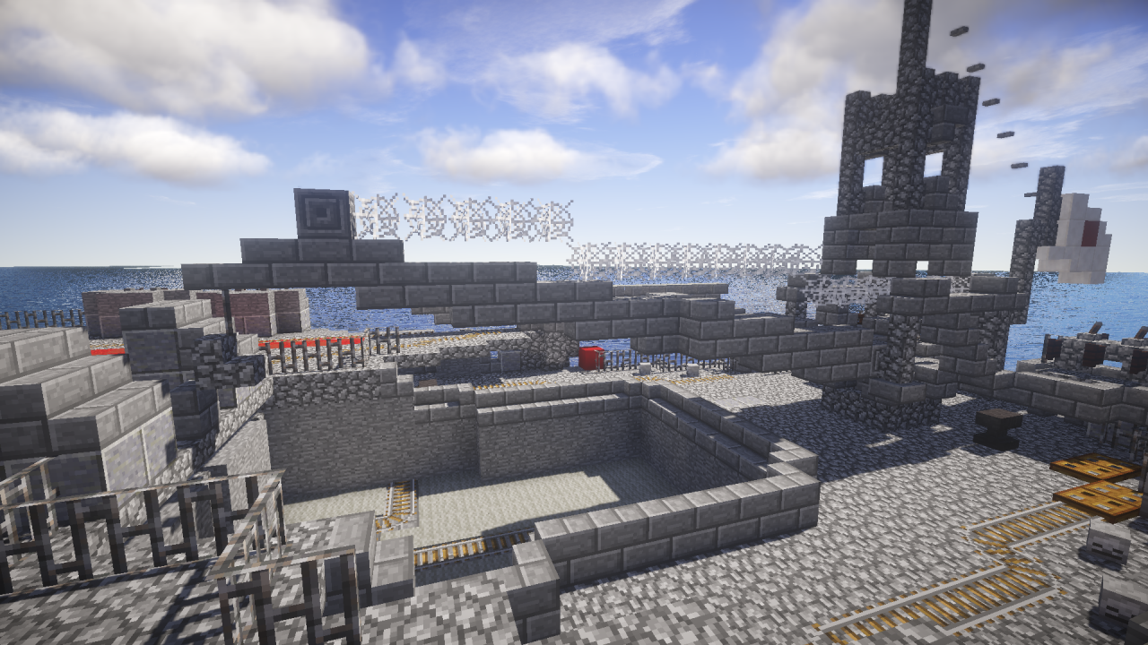 IJN Musashi (1:1 scale) Minecraft Map