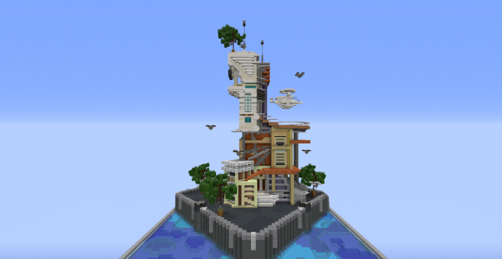 SCI-FI SKYSCRAPER Minecraft Map