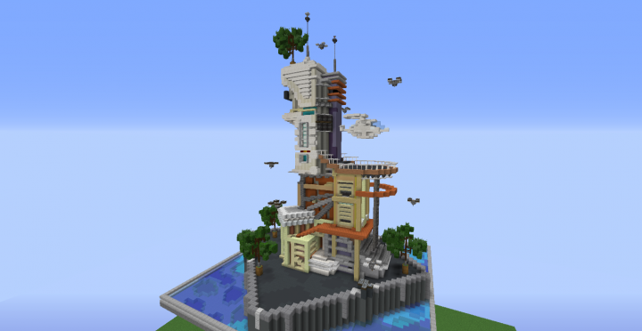 SCI-FI SKYSCRAPER Minecraft Map
