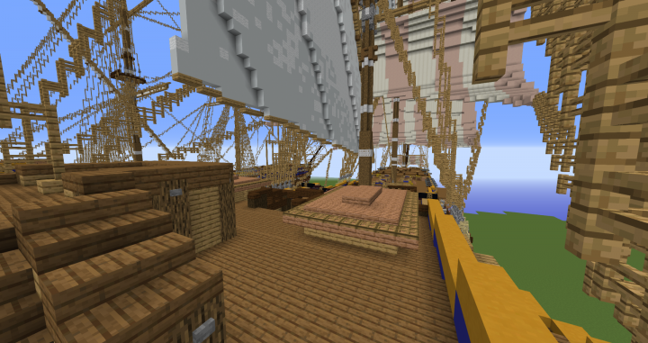 I built another big boat. Minecraft Map