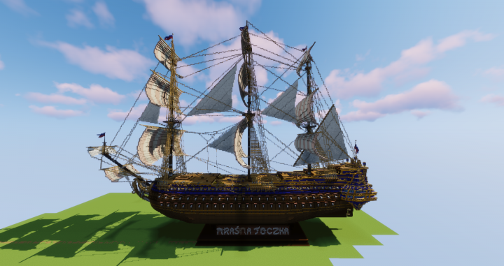 I built another big boat. Minecraft Map