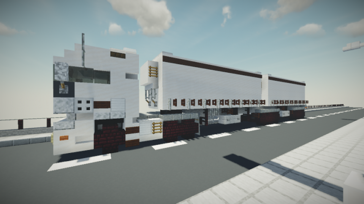 Mercedes-Benz Actros Double Trailer Truck Minecraft Map
