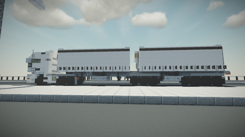 Mercedes-Benz Actros Double Trailer Truck Minecraft Map