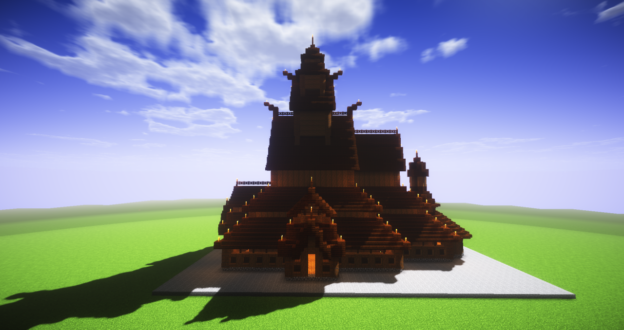 Borgund Stave Church Minecraft Map