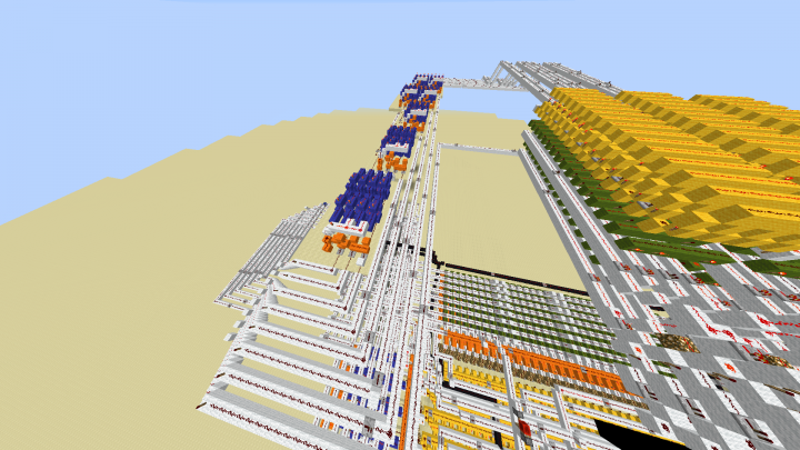 RC8001, an 8 Bit CPU Minecraft Map