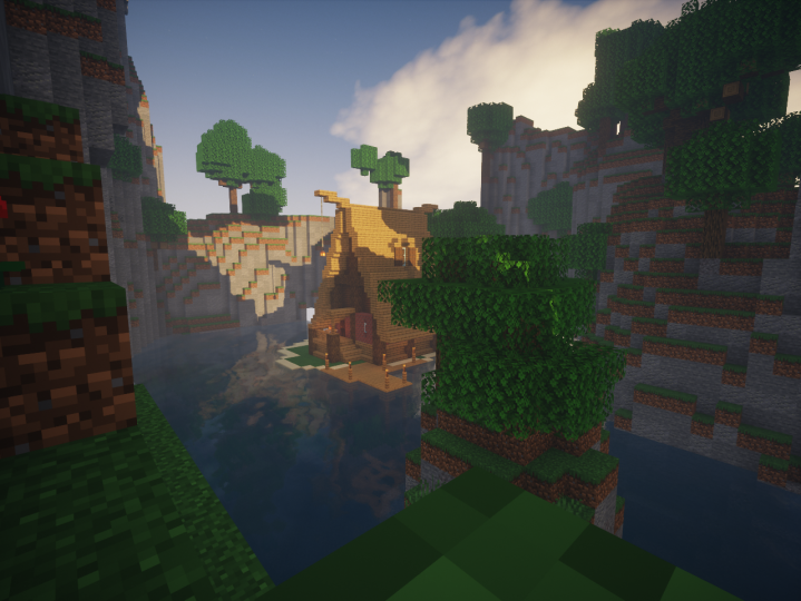 Azura Passing leading to Lake Azura Minecraft Map