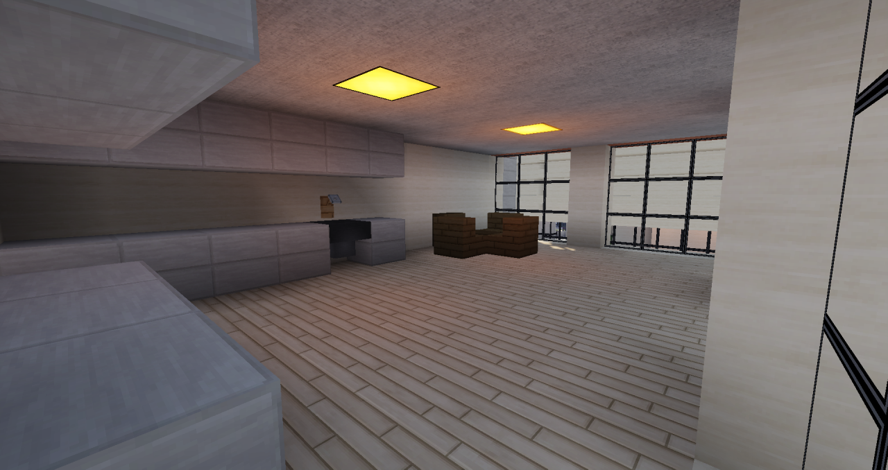 modern office building Minecraft Map