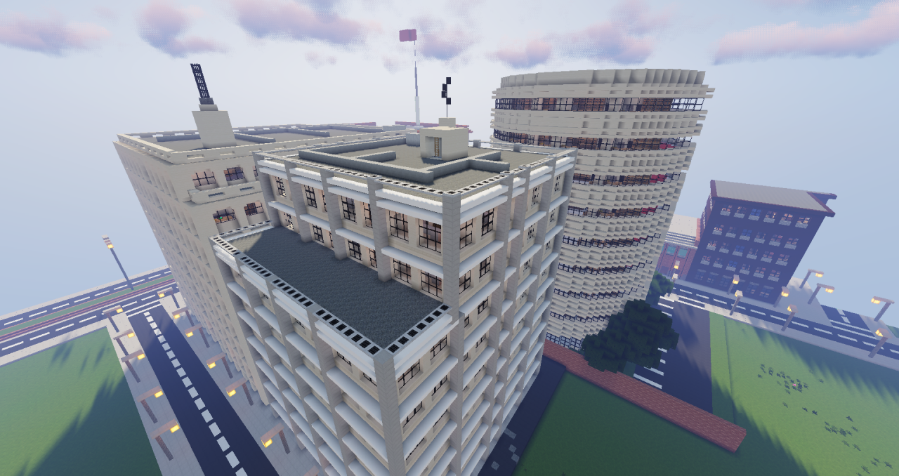 modern office building Minecraft Map