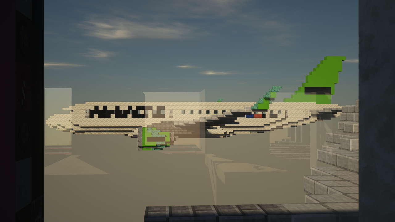 F'n'A Gaming Airbus A220-300 airBaltic Minecraft Map