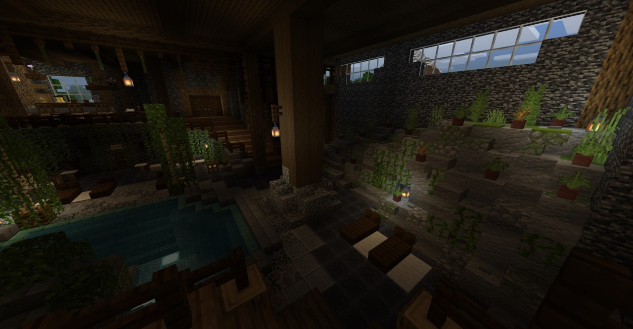 Spa (+village) showcase Minecraft Map