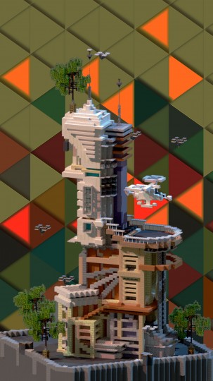 SCI-FI SKYSCRAPER Minecraft Map